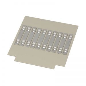 Eticheta inox 60 x 9 mm, prindere cu coliere pe cabluri | Cablul.ro