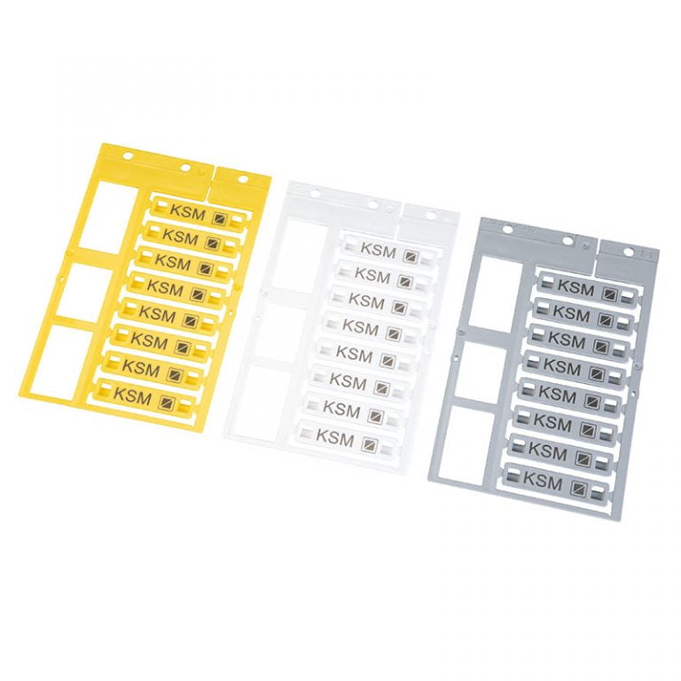 Eticheta alba 10 x 45 mm etichetare directa cu coliere | Cablul.ro