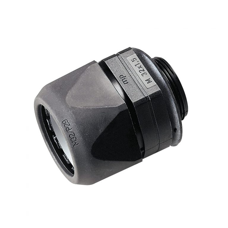 Conector presetupa tub copex riflat M12, ignifug, IP69K | Cablul.ro