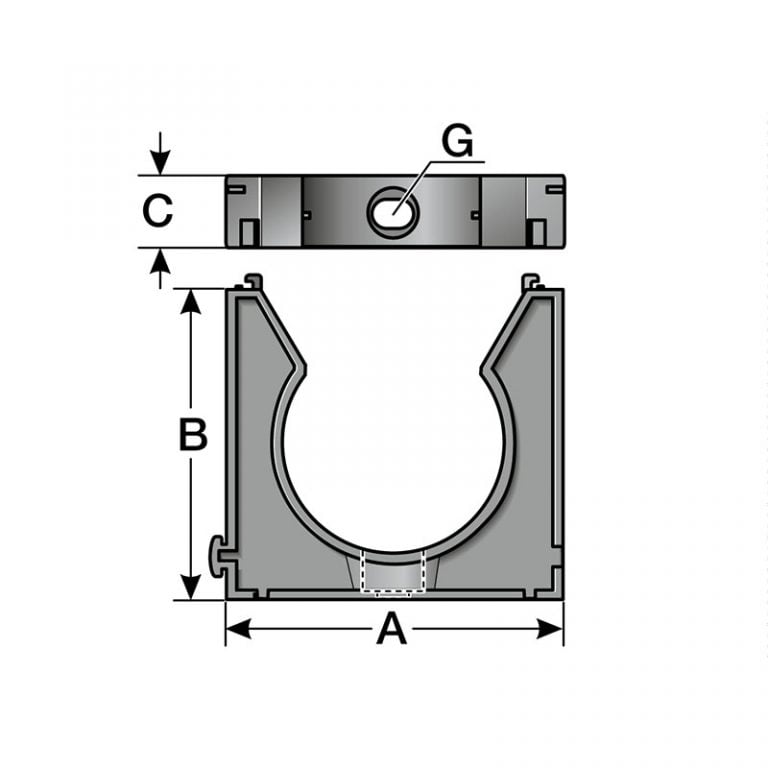 Clips copex M12, modular, ignifug, fara halogen | Cablul.ro